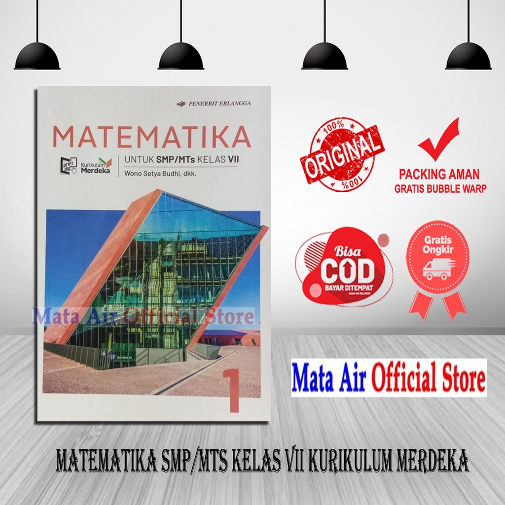 Jual MATEMATIKA SMP/MTS KELAS 7 8 9 KURIKULUM MERDEKA - WONO ERLANGGA | Shopee Indonesia