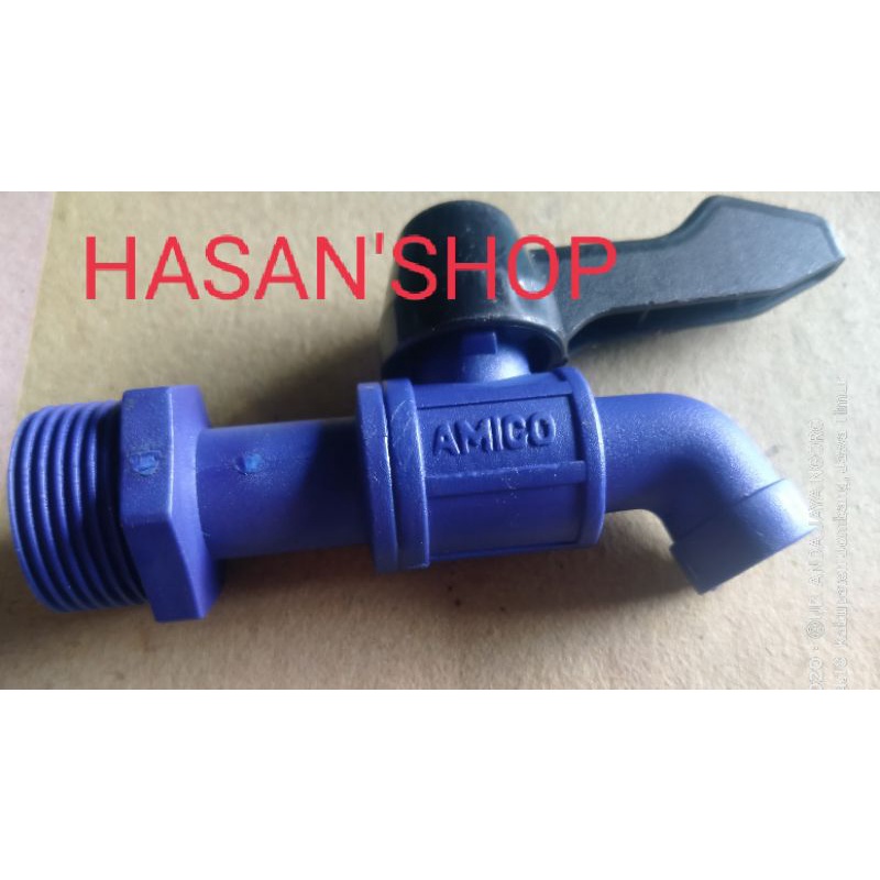 Jual Kran AMICO PVC 3/4 body kecil | Shopee Indonesia