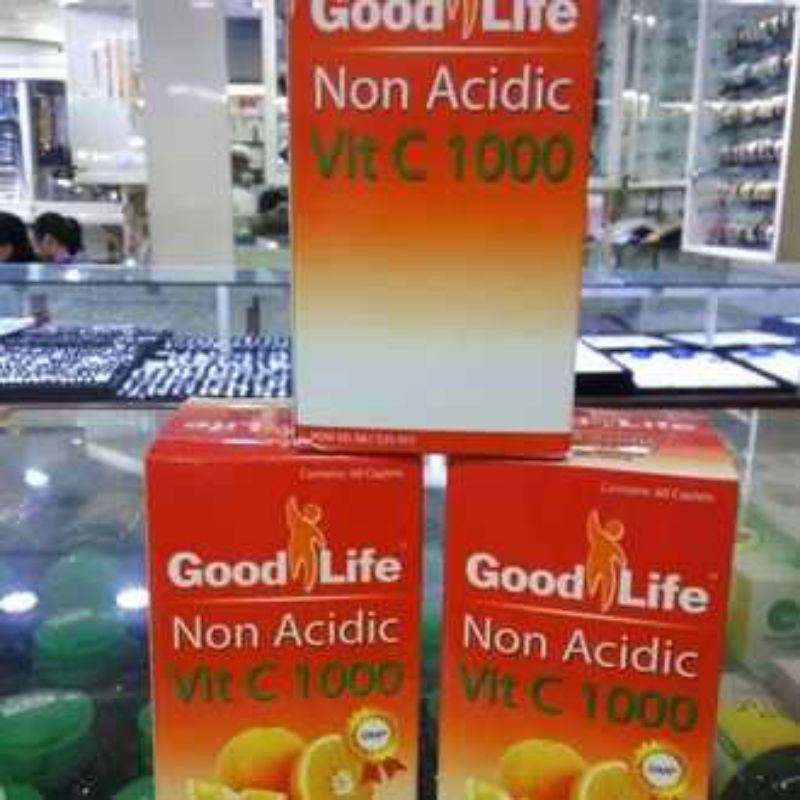 Jual Good life Vitamin c 1000mg non acidic isi 60 /vitamin c /good life ...