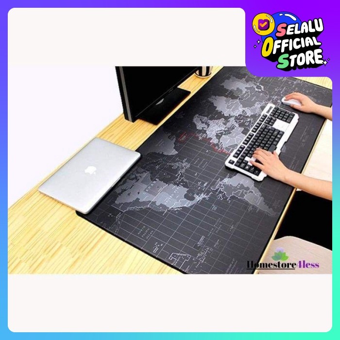 Jual Taplak Meja Tatakan Mouse Pad Raksasa Matras Peta Dunia Ukuran ...