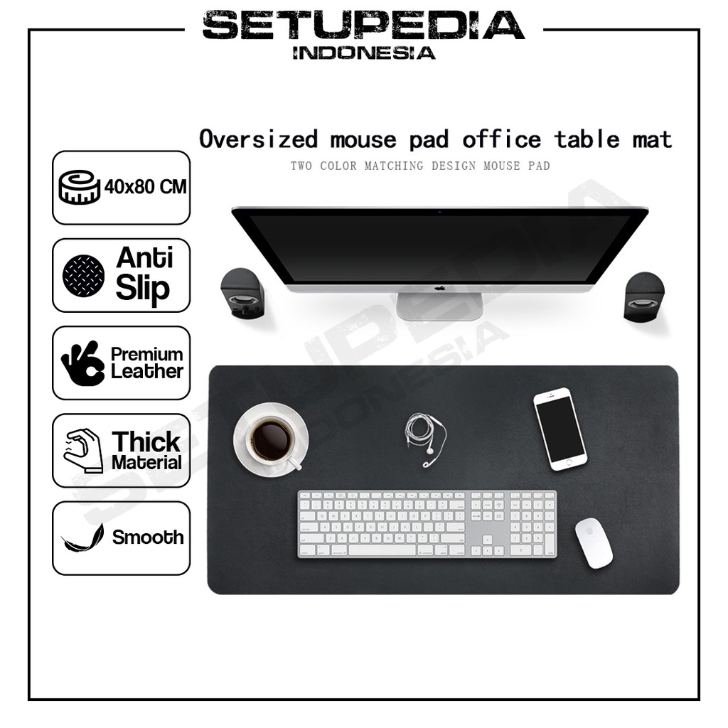 Jual Mousepad Kulit Premium Leather Mouse Pad Alas Keyboard Meja Kerja ...