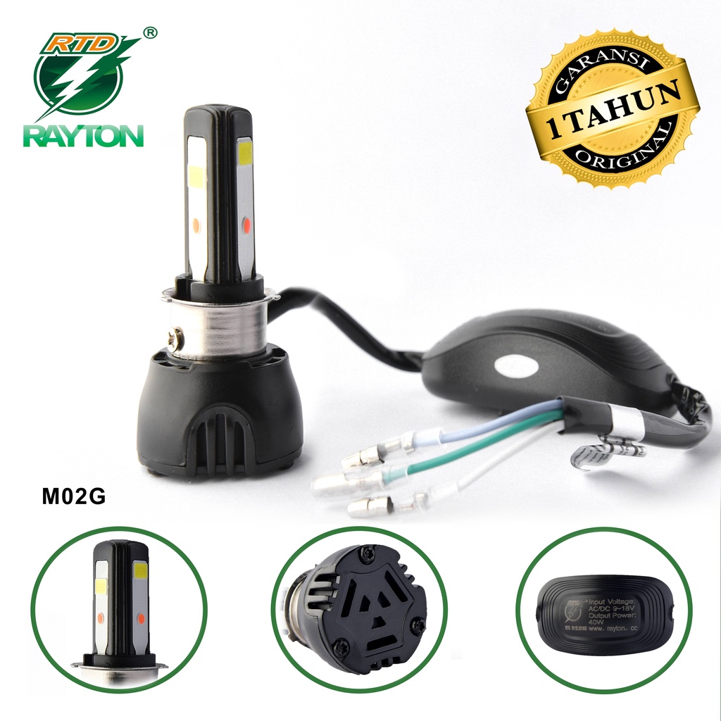 Jual Rayton Led Otomotif M02G White Ac&Dc9-18V Original | Shopee Indonesia