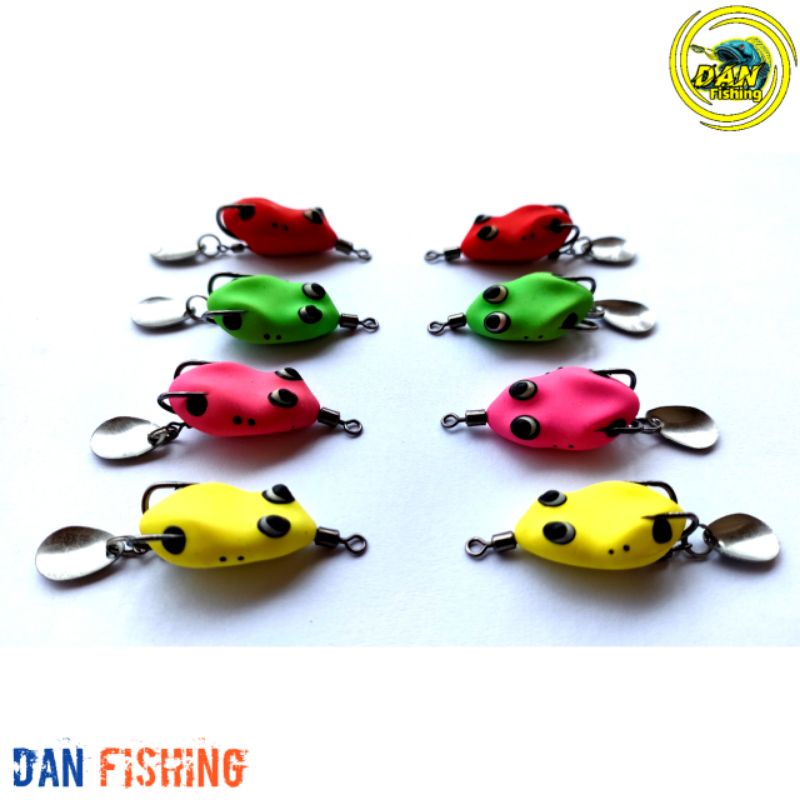 Jual SOFT FROG MINI 2,5CM | UMPAN CASTING IKAN GABUS | Shopee Indonesia