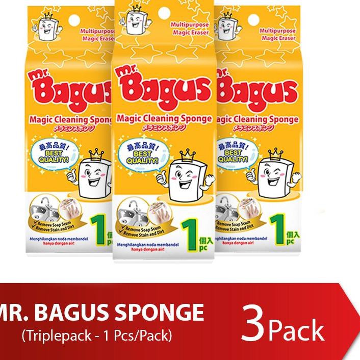 Jual QXG [Triple Pack] Mr. Bagus Magic Sponge (Spon Ajaib) 1's ...