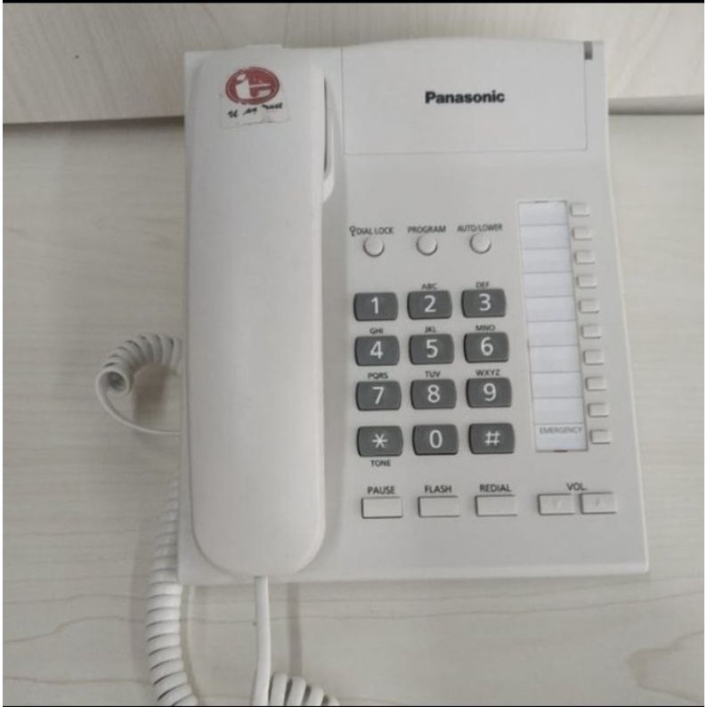 Jual Pesawat Telepon Rumah Indihome Panasonic KX-TS820 putih second | Shopee Indonesia