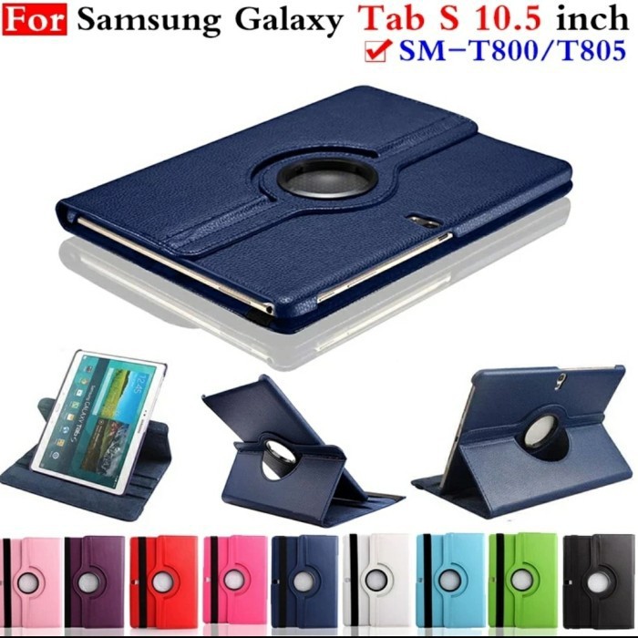 Jual Samsung Galaxy Tab S 10.5 LTE 2014 T800 T805 Rotary Pu Leather ...