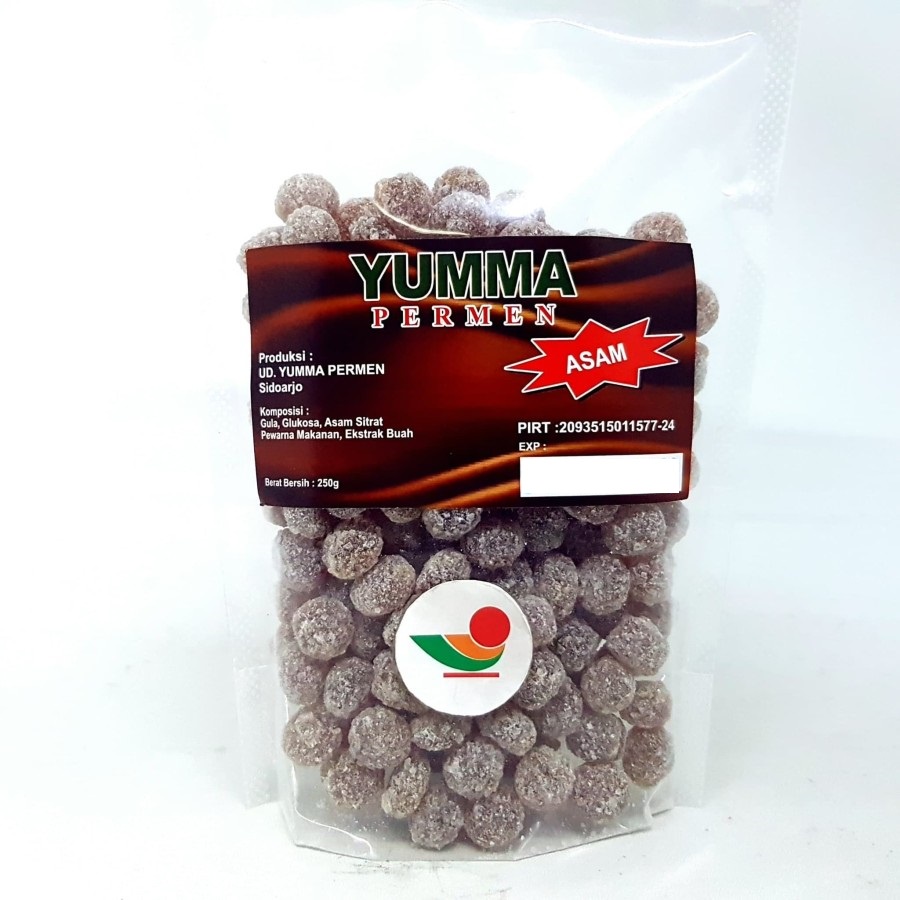 Jual YUMMA PERMEN ASEM 250gr | ASAM CANDY MANIS KERAS RASA BUAH JADUL ...