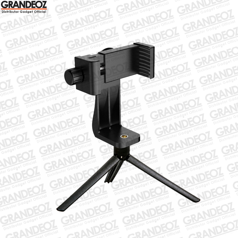 Jual PHONE HOLDER 360 + HANDHELD MINI TRIPOD VLOG RING CLAMP VLOGING ...