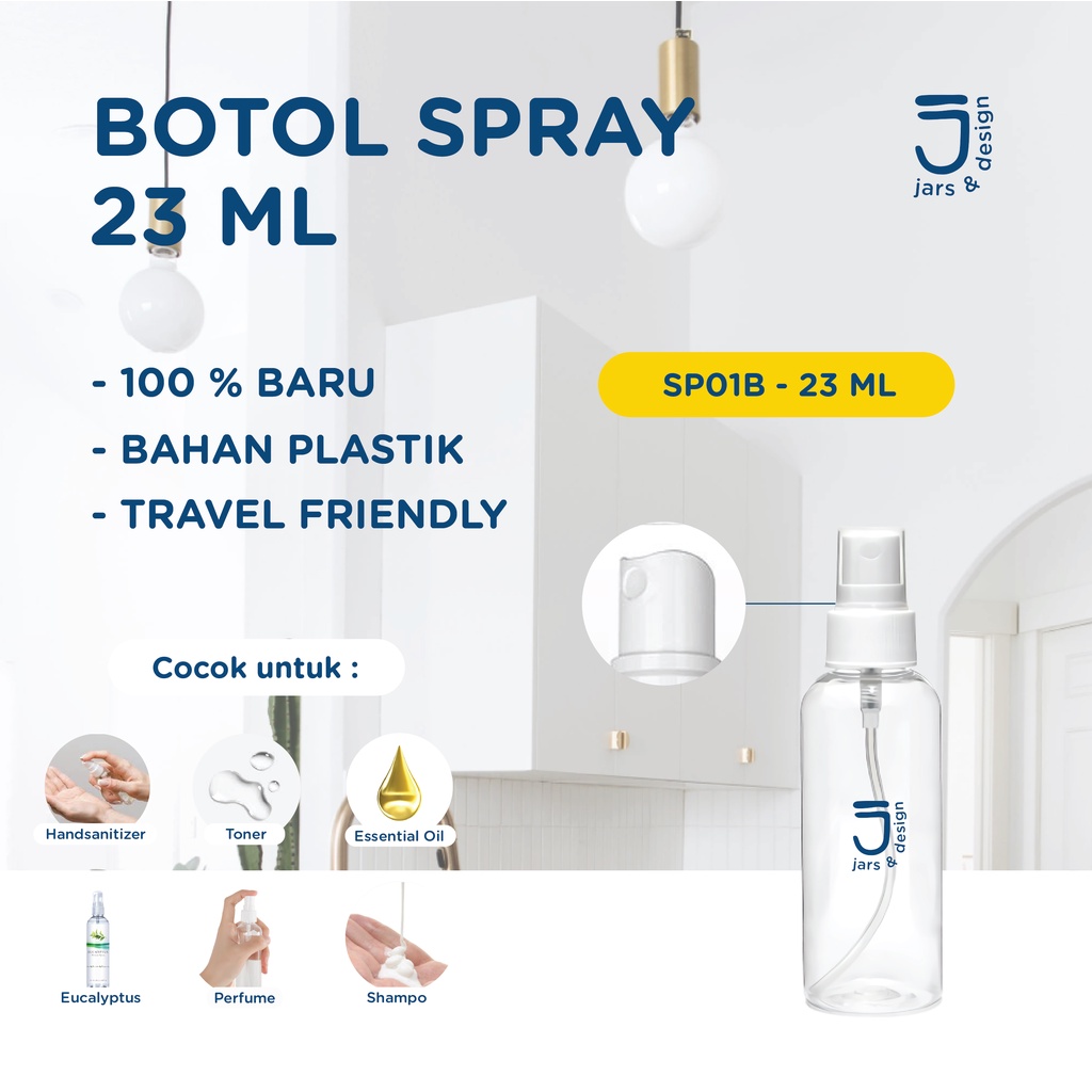 Jual SP01B - Botol Spray Bening 23ml | Shopee Indonesia