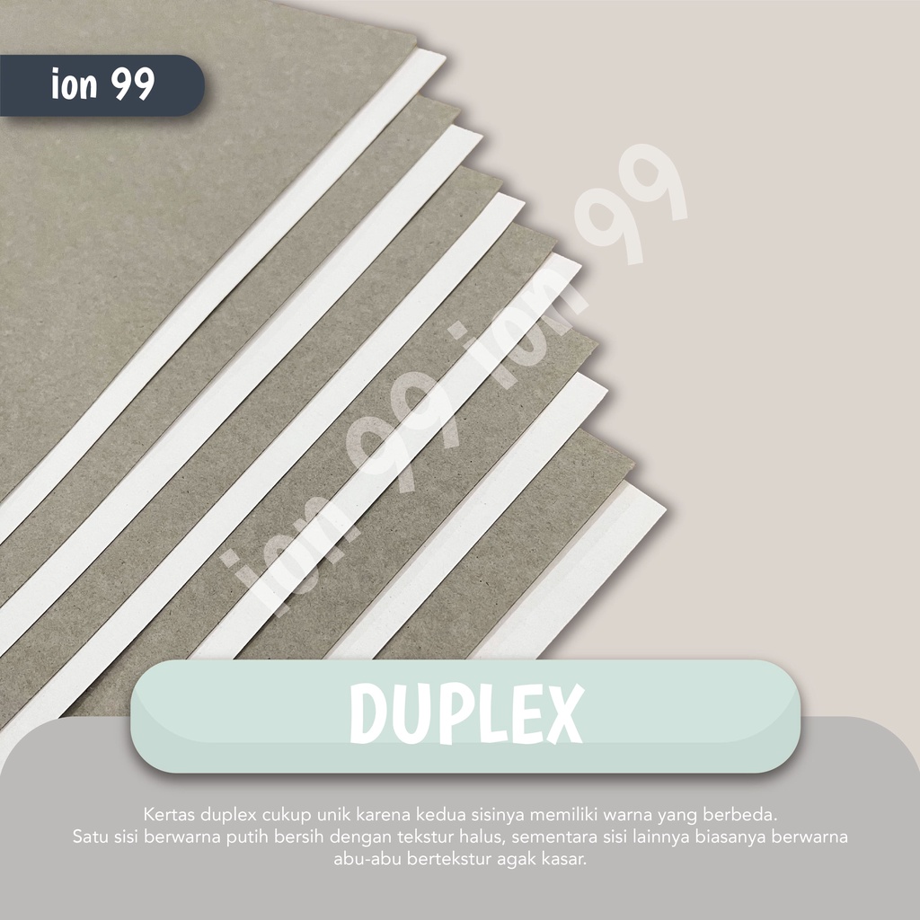 Jual Kertas Karton Tebal Duplex Paper 250gr - 500gr | Shopee Indonesia