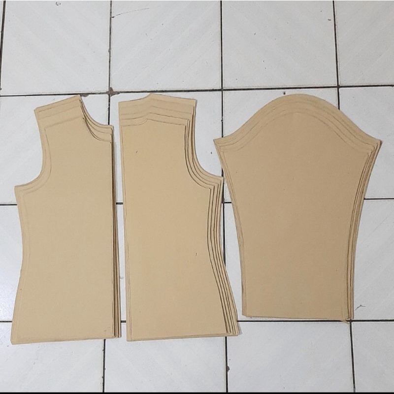Jual POLA BAJU WANITA / POLA DASAR 5 UKURAN | Shopee Indonesia