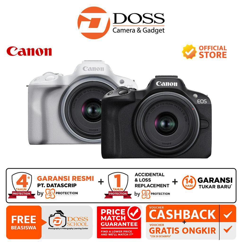 Jual Canon EOS R50 kit 18-45mm Mirrorless Camera EOS R 50 18-45 mm ...