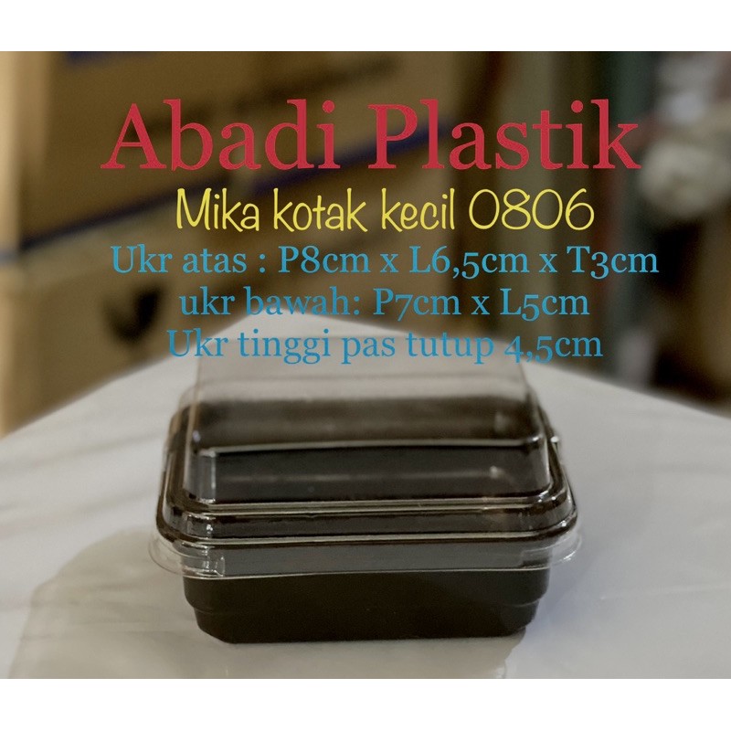 Jual MIKA 0806/MIKA KUE/MIKA COKLAT/MIKA BROWNIS/BOX KUE /MIKA TART ...