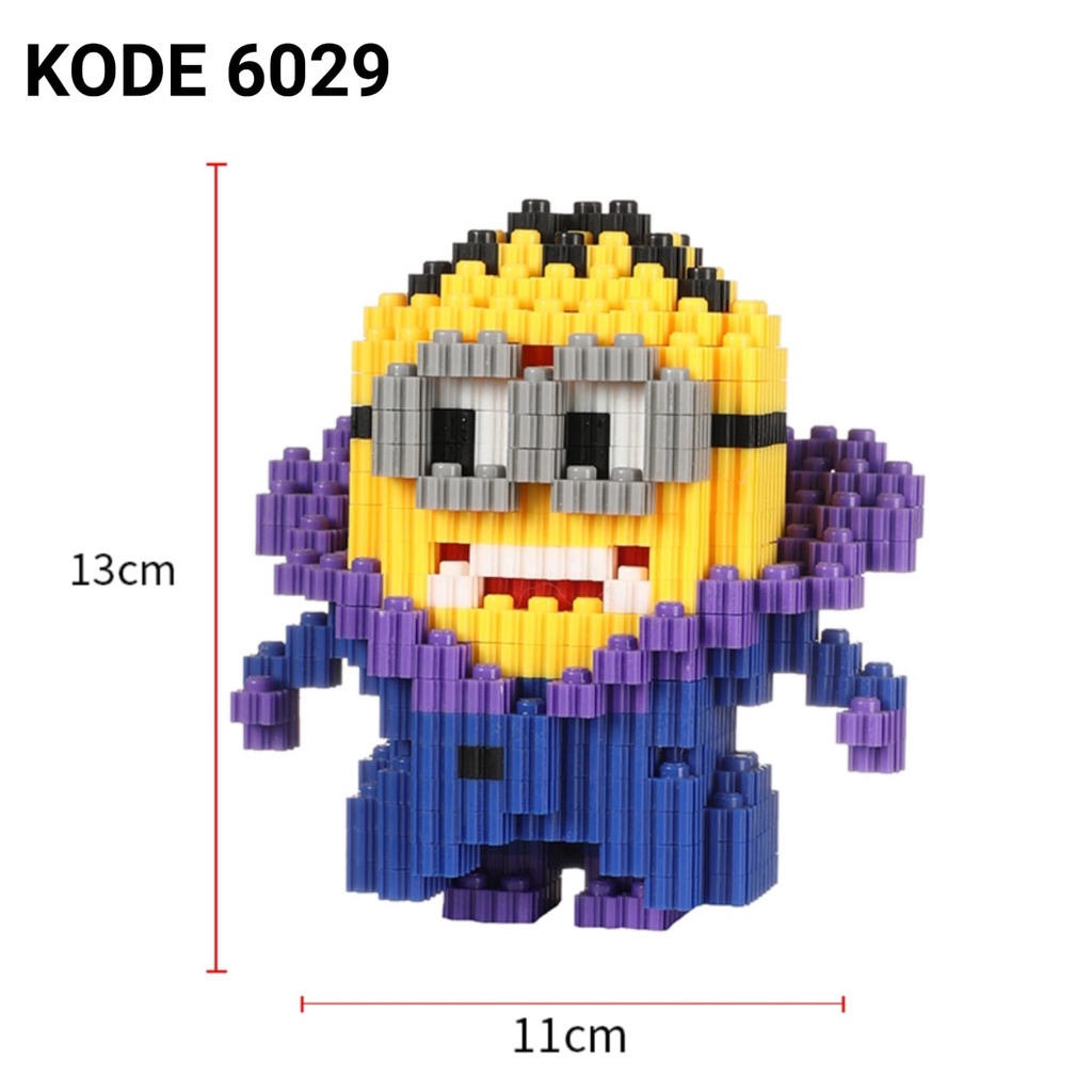 Jual Nano block minion series mainan edukasi anak Balok Susun kartun ...