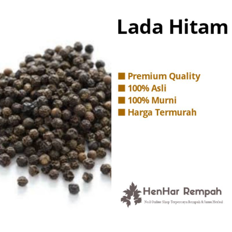 Jual [Jaminan kualitas bagus] 1 Kg Lada Hitam / Merica Hitam / Black ...