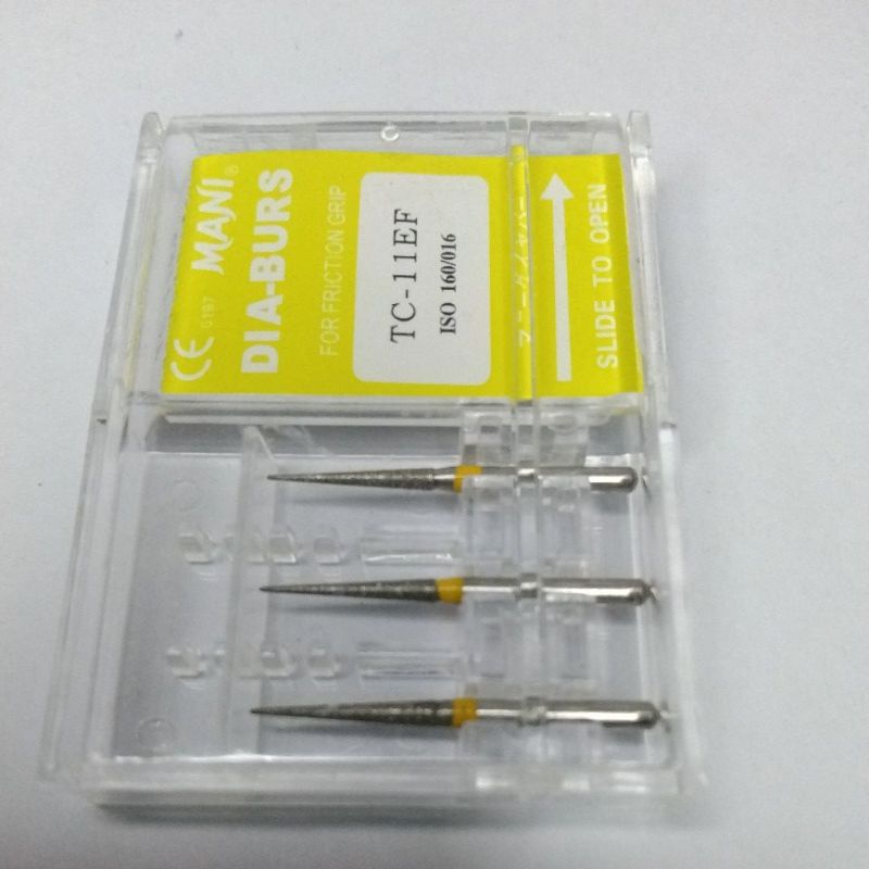 Jual DENTAL DIAMOND BUR POLISHING PITA KUNING HIGHSPEED BUR ( 3 pcs) | Shopee Indonesia