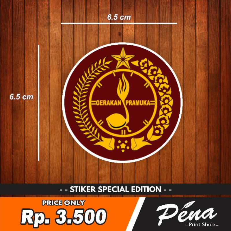 Jual Sticker Stiker Pramuka Praja Muda Karana Awet Tahan Air | Shopee ...