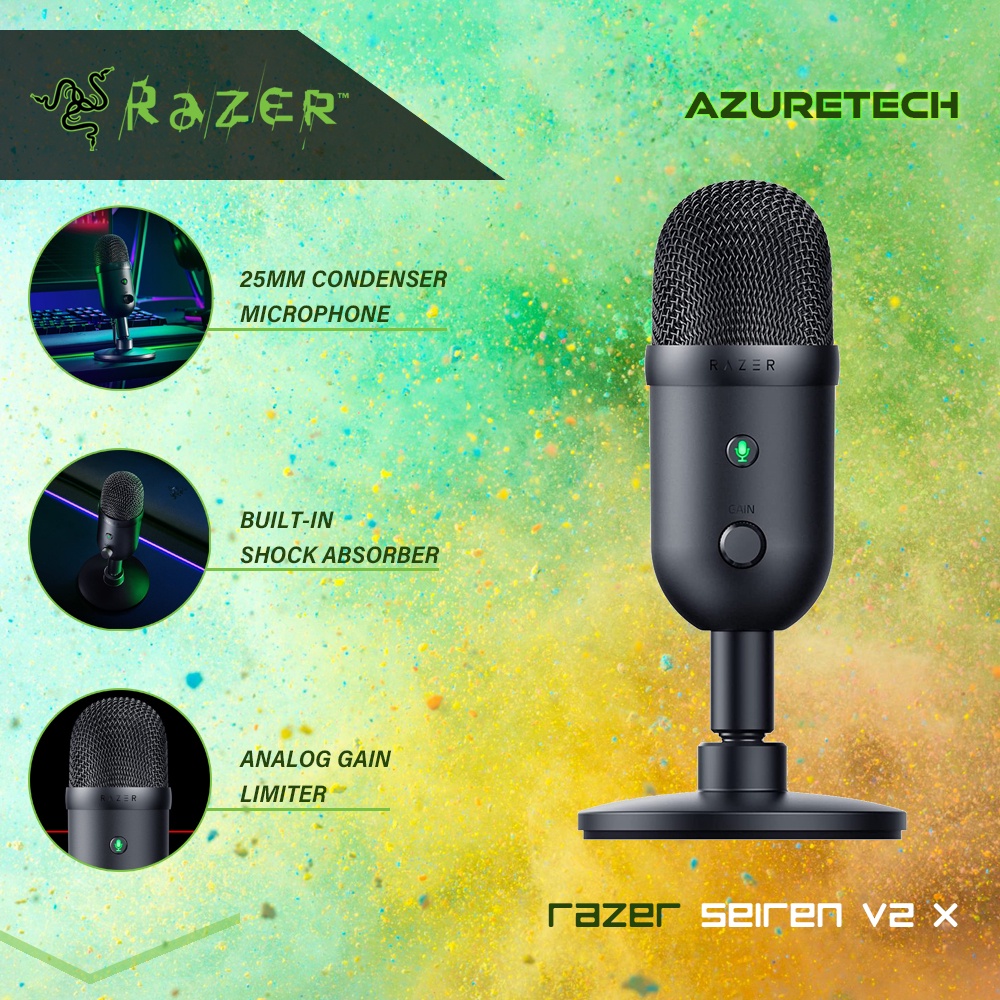 Jual Razer Seiren V2 X USB Professional Gaming Mic / Streamer ...