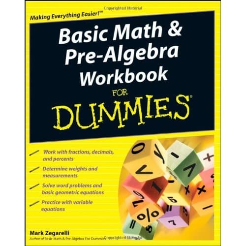 Jual Basic Math & Pre-Algebra Workbook For Dummies ( BUKU CETAK ...