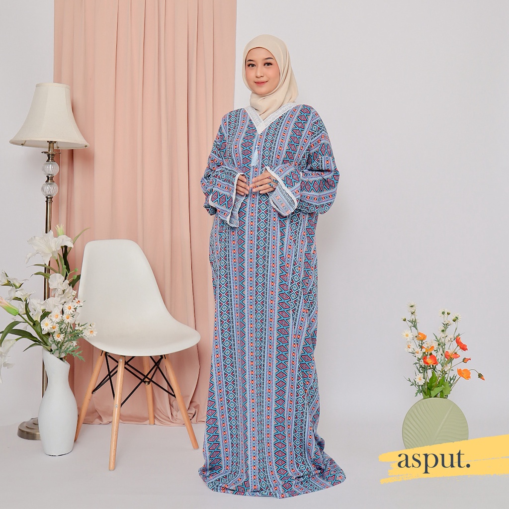 Jual ASPUT - Aztec Mukena Abaya Turki Motif | Shopee Indonesia