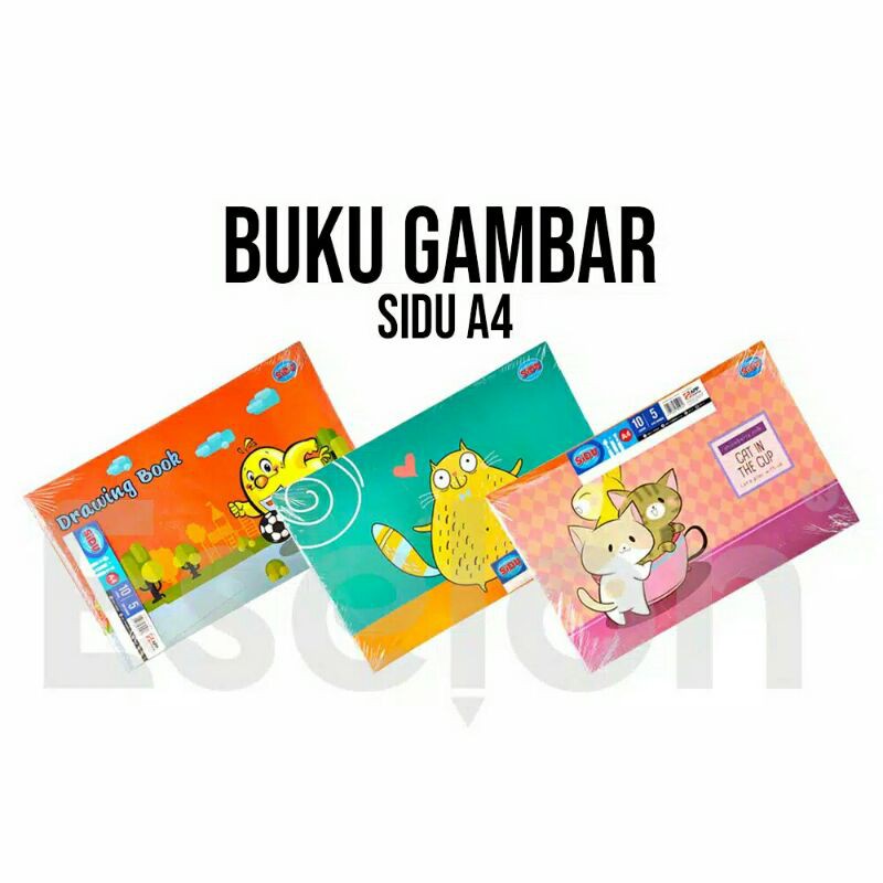 Jual BUKU GAMBAR SIDU A4 ISI 10 LEMBAR | Shopee Indonesia