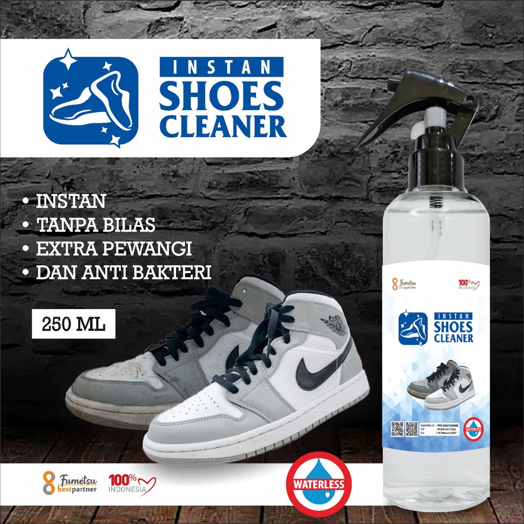 Jual Pembersih Cuci Sepatu Pemutih Instan Cleaner Tanpa Bilas Aroma ...