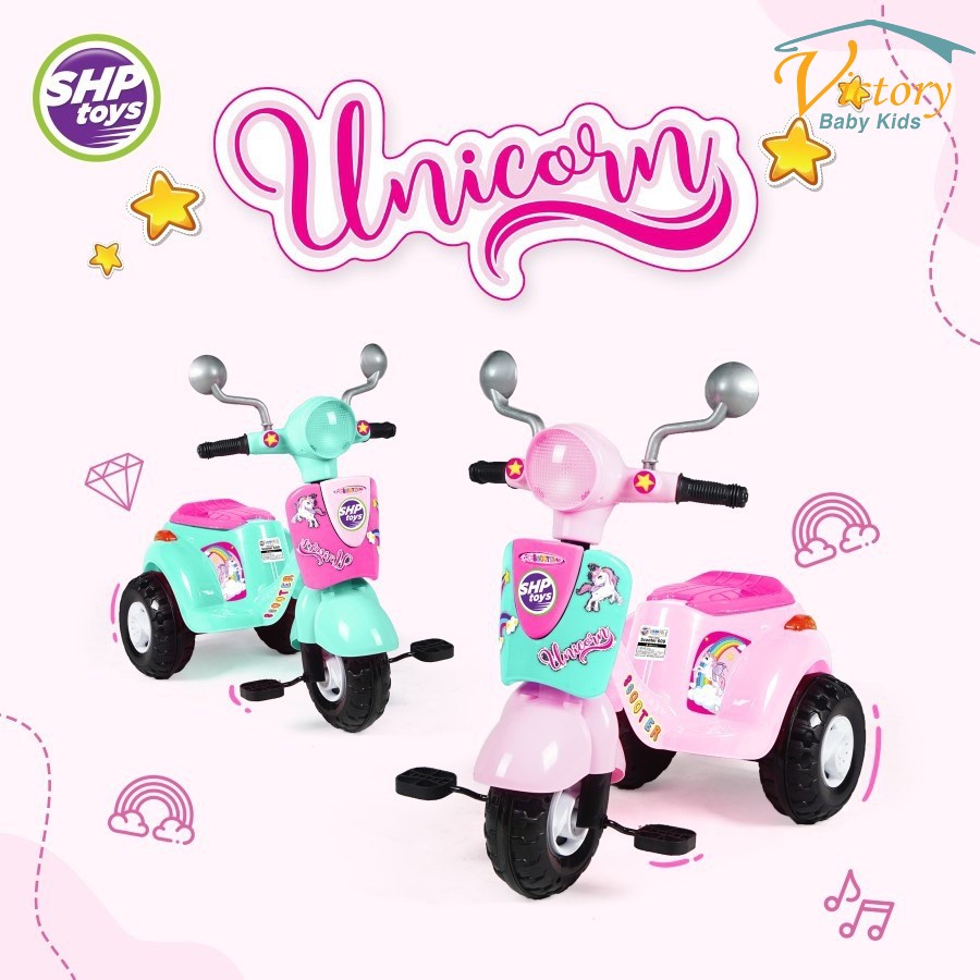 Jual Sepeda SHP 609 Scooter Unicorn - Sepeda Sekuter Anak | Shopee ...