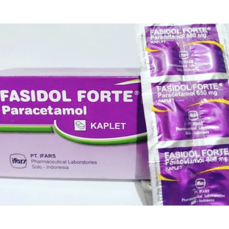 Jual Fasidol Forte Tab (Paracetamol 650mg) | Shopee Indonesia