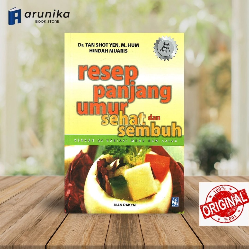 Jual Resep Panjang Umur Sehat dan Sembuh dengan 30 variasi menu raw ...
