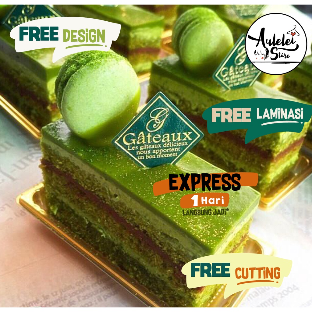 Jual Cake Pudding Topper / bakery topper CUSTOM Logo atas kue logo ...