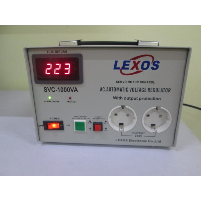 Jual STABILIZER LEXOS 1000VA DIGITAL DISPLAY | Shopee Indonesia