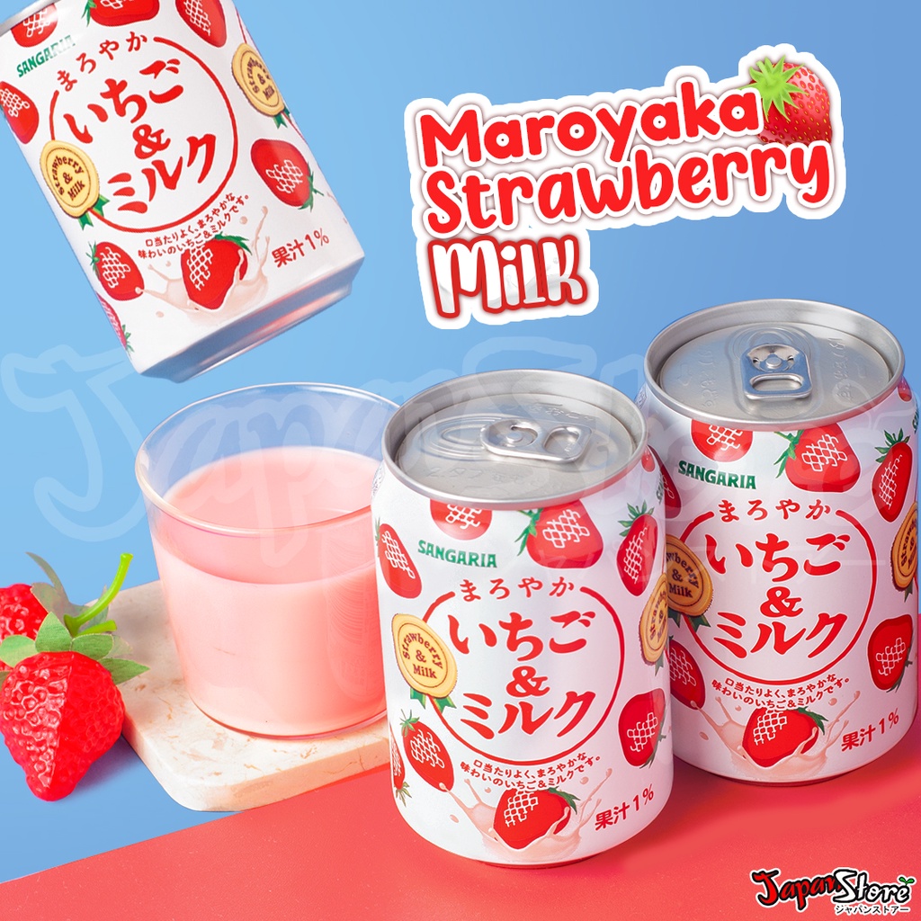 Jual Sangaria Strawberry & Milk 275 ml (Strawberry Milk) | Shopee Indonesia