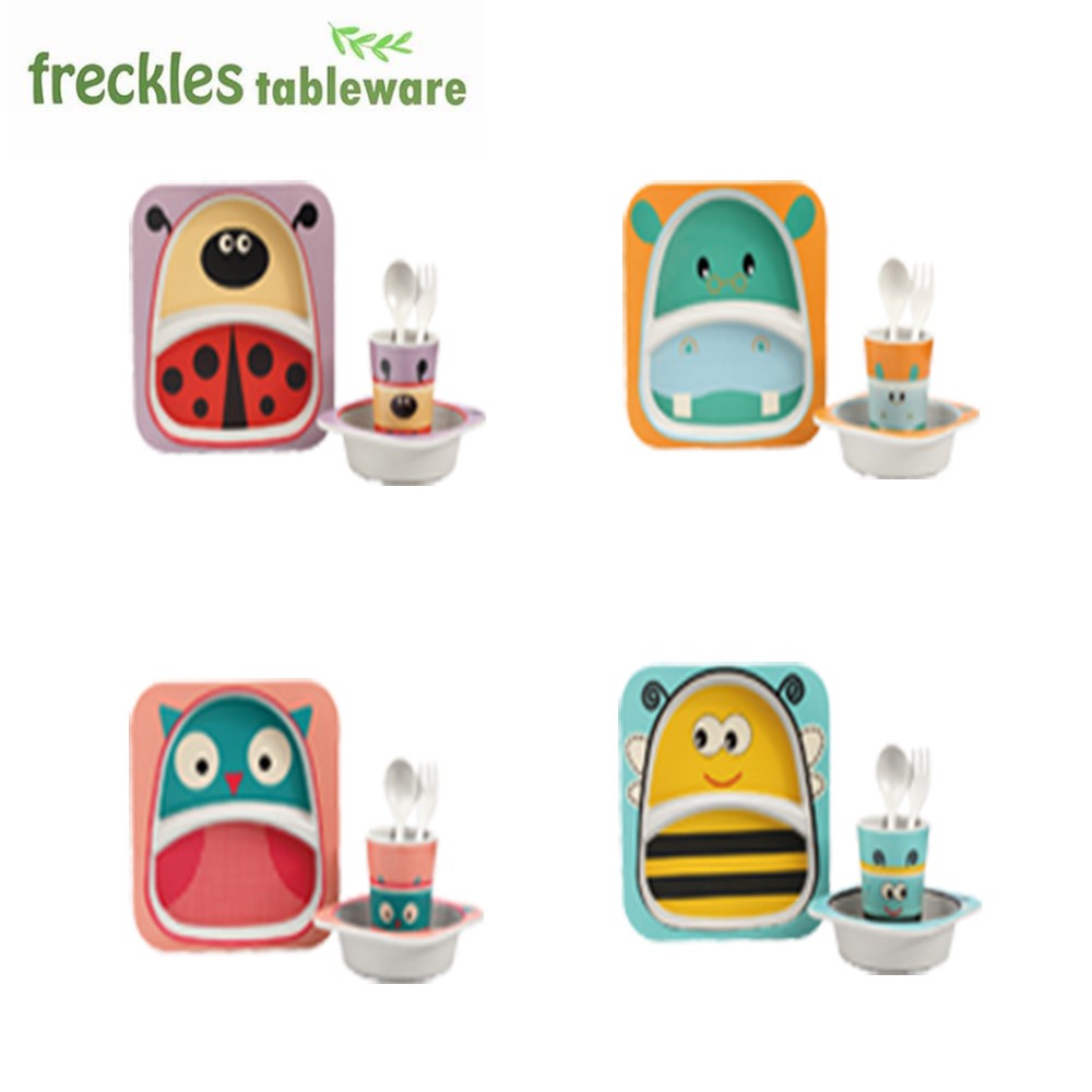 Jual Freckles Tableware Feeding Set Piring Makan Set Anak | Shopee Indonesia
