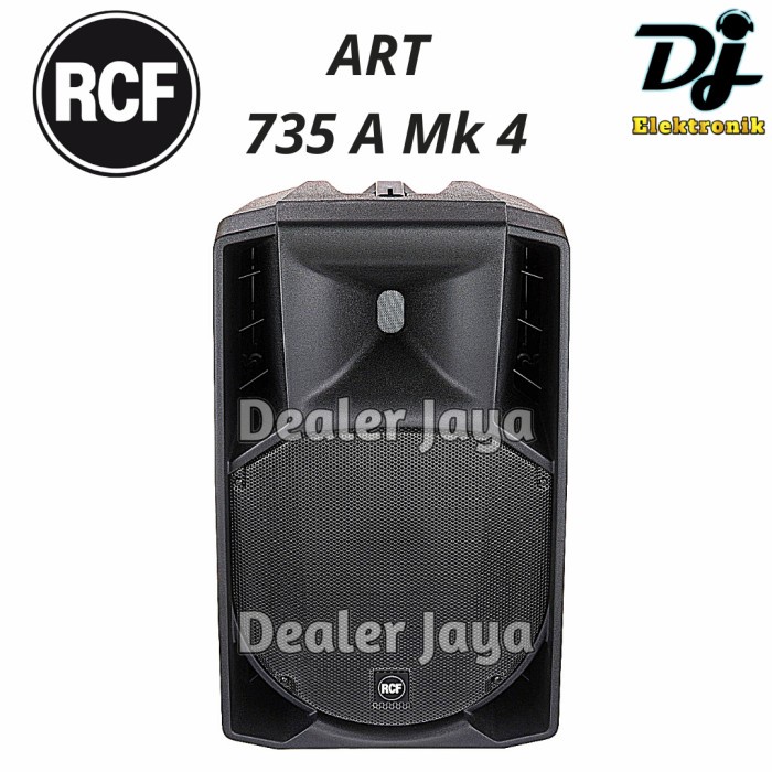 Jual Speaker Aktif RCF ART 735A / 735 A MK 4 / MK4 - 15 inch (Sepasang) | Shopee Indonesia