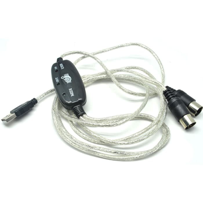 Jual Kabel Konverter PC ke Keyboard USB MIDI 5 Pin | Shopee Indonesia