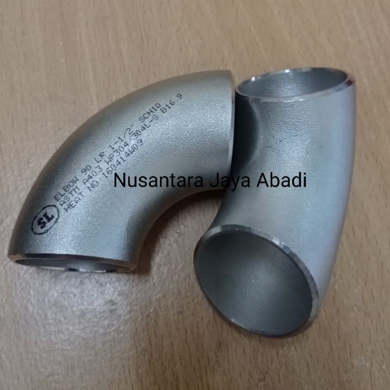 Jual Elbow Knee 90 ° Derajat Las Stainless 304 Sch 10 1 1/2 " inchi DN 40 | Shopee Indonesia