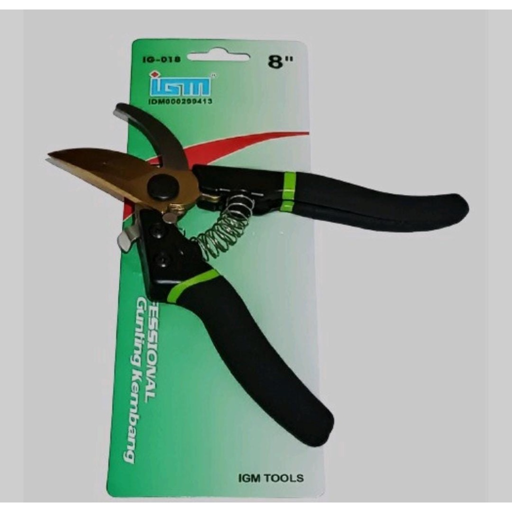Jual GUNTING DAHAN IGM 8" GUNTING KEMBANG KUALITAS PREMIUM - GUNTING ...