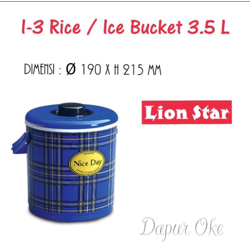 Jual Termos es buah /Aquarium es buah 3,5 Liter / Tempat es buah ukuran ...