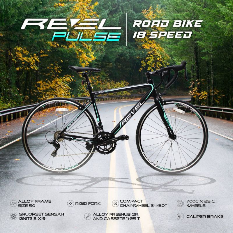 Jual Sepeda Balap RB REVEL PULSE 18 Speed | Shopee Indonesia
