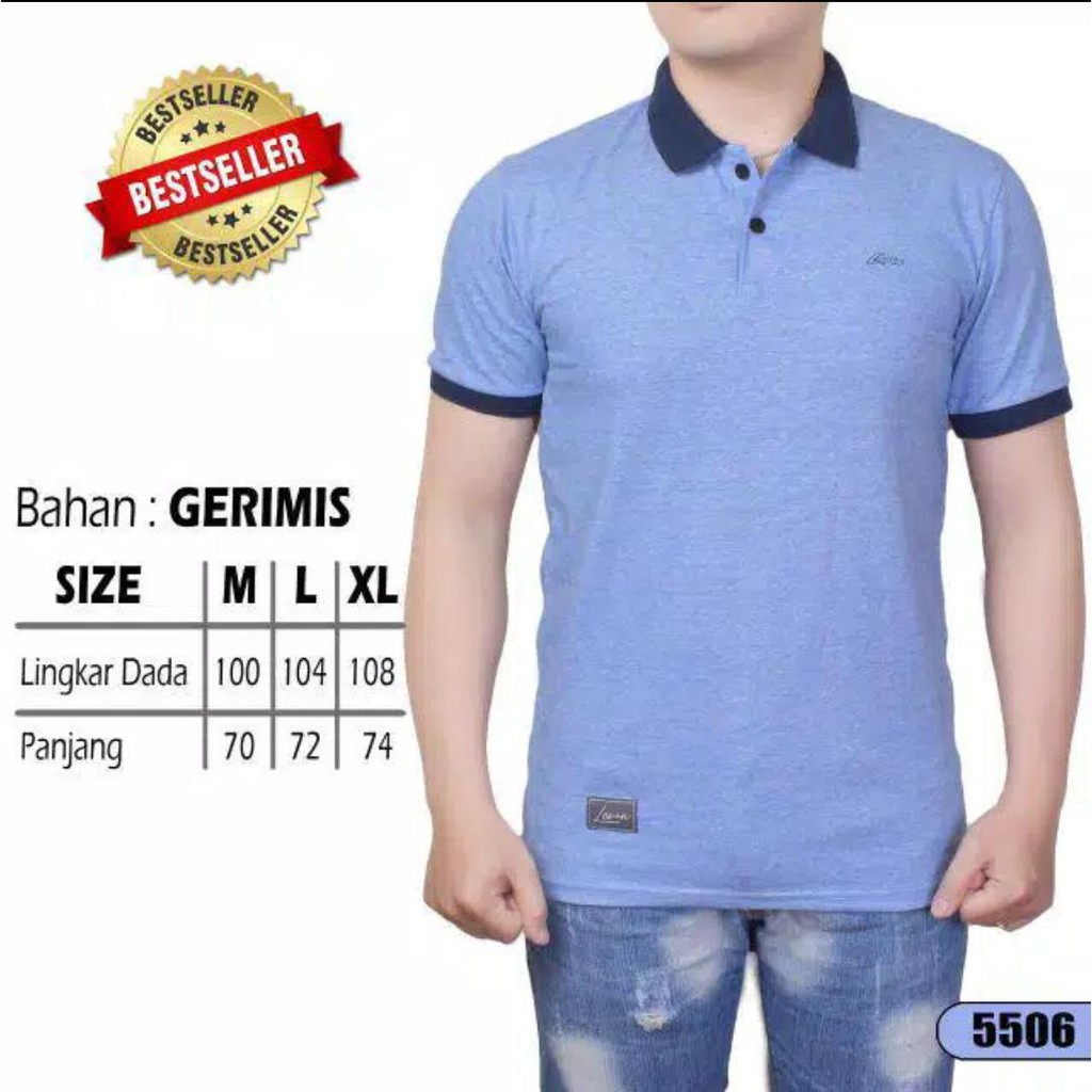 Jual Polo shirt pria kerah beda warna | kaos kerah pria | Shopee Indonesia