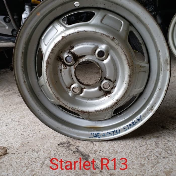 Jual VELG besi ORI toyota starlet 80% r13 | Shopee Indonesia