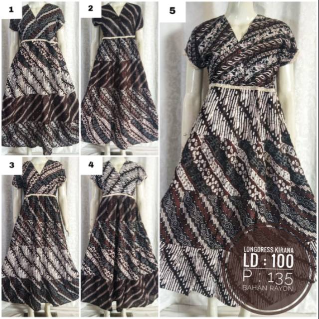 Jual Model long dress Kekinian Long dress terbaru LongDress Kirana ...