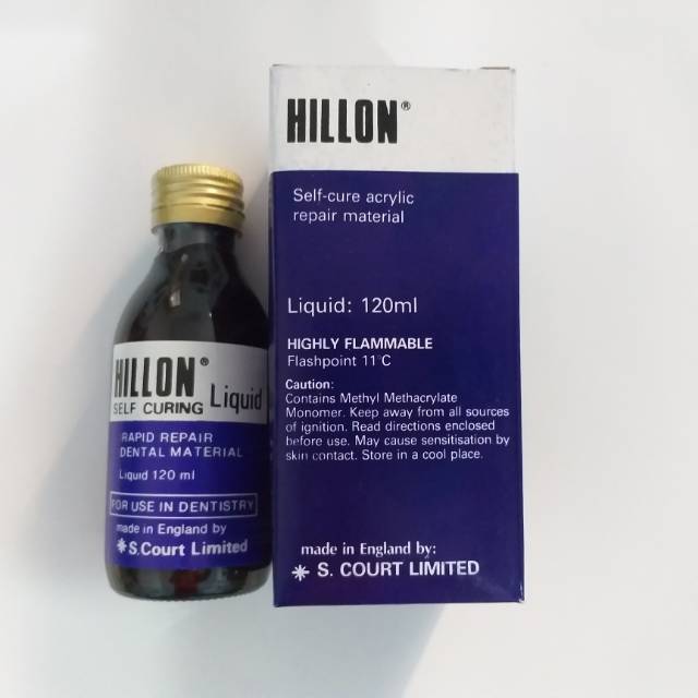 Jual Hillon Liquid Self Curing 120ml Minyak SC Acrylic Self Cure ...