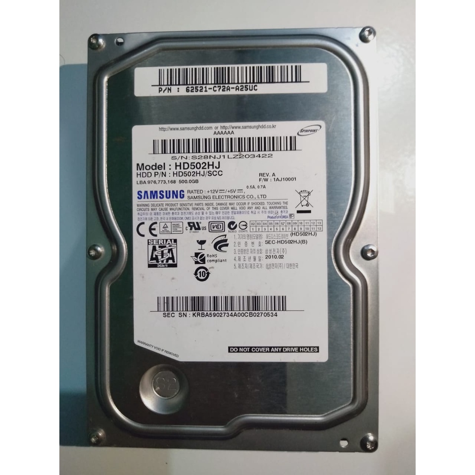 Jual Hard Disk SAMSUNG 500GB | Shopee Indonesia