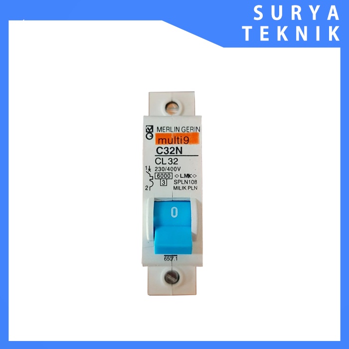 Jual MCB Merlin Gerin C32N CL 32 / MCB Merlin 32 A | Shopee Indonesia