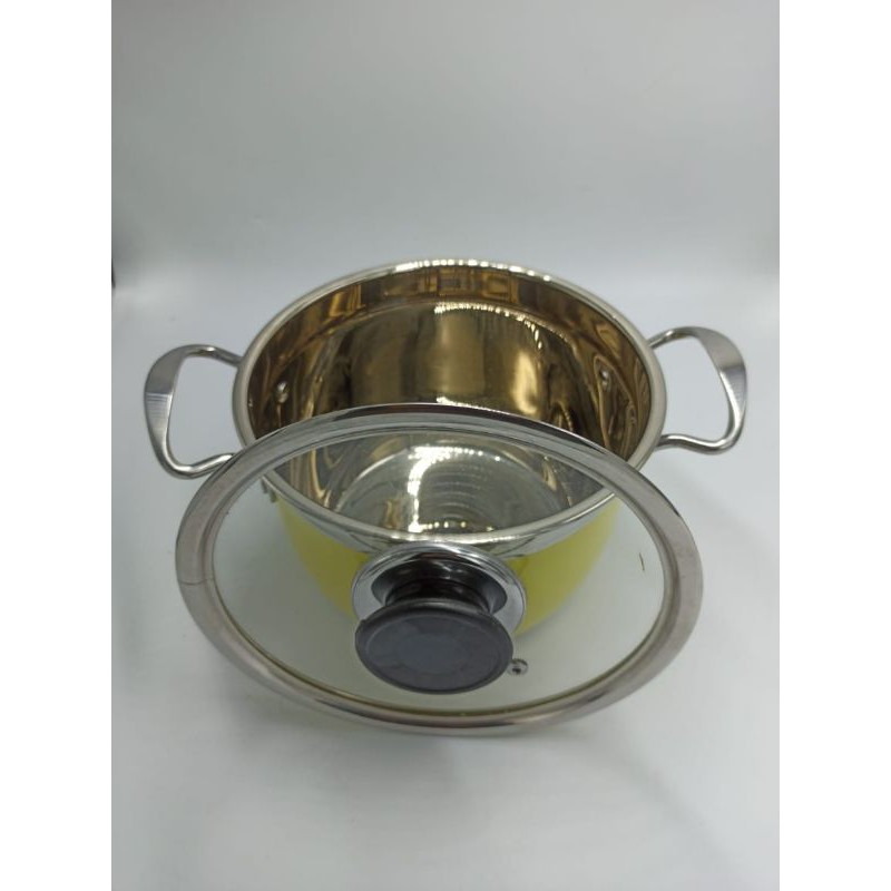 Jual Panci doubel buttom stainless watrna 20cm | Shopee Indonesia