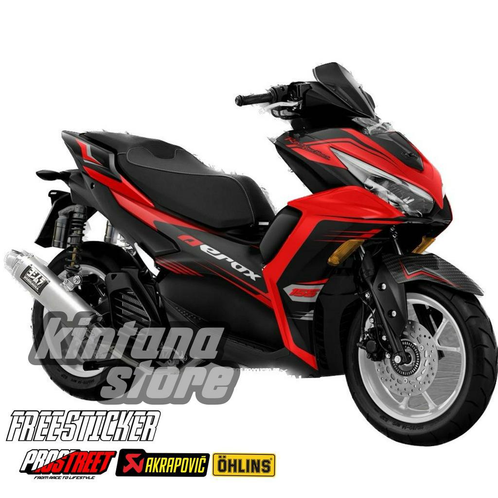 Jual decal aerox connected sticker full body aerox 155 | Shopee Indonesia