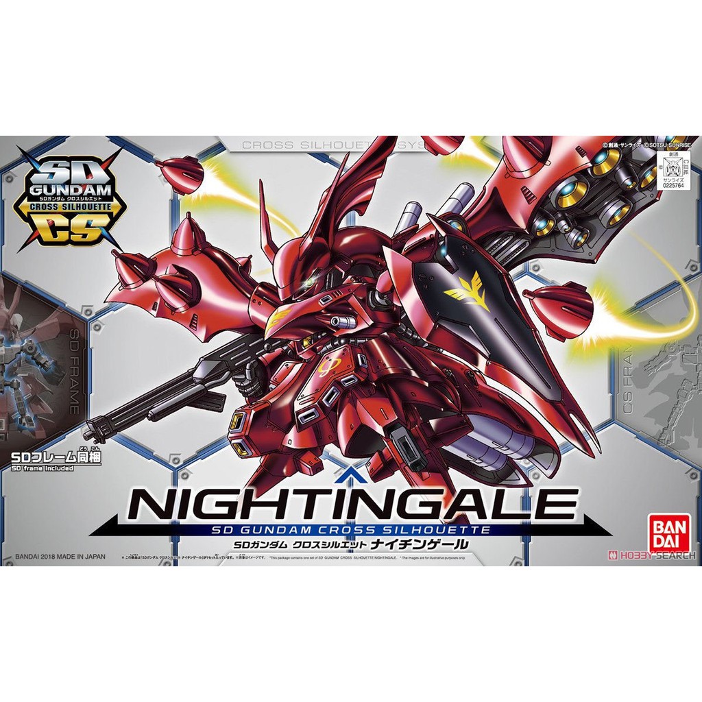 Jual BANDAI SDCS SD CS Cross Silhouette Nightingale - BB Gundam | Shopee Indonesia