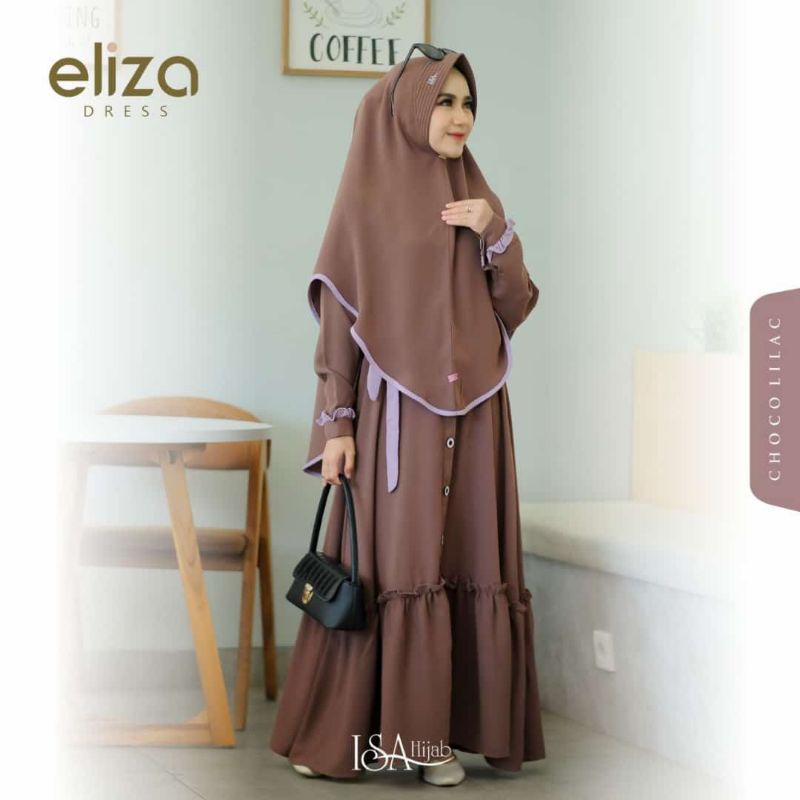 Jual ELIZA DRESS BY ISA HIJAB | Shopee Indonesia