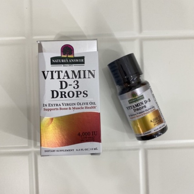 Jual Vitamin D3, Nature’s Answer, (4.000 IU), 15 ml (drops) | Shopee ...